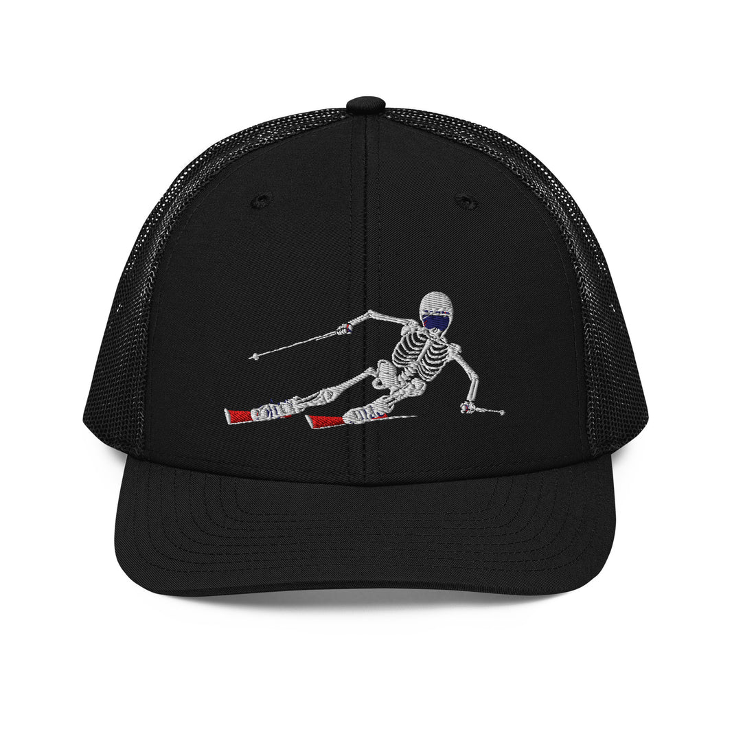 Skellie the skiing skeleton – Big Picture Skiing
